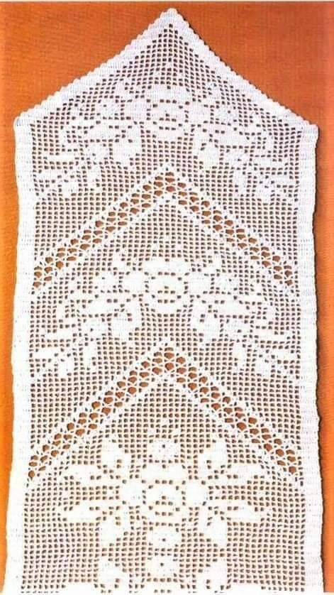 Explorando a Beleza e a Tradição: Caminhos de Mesa em Crochê Filé