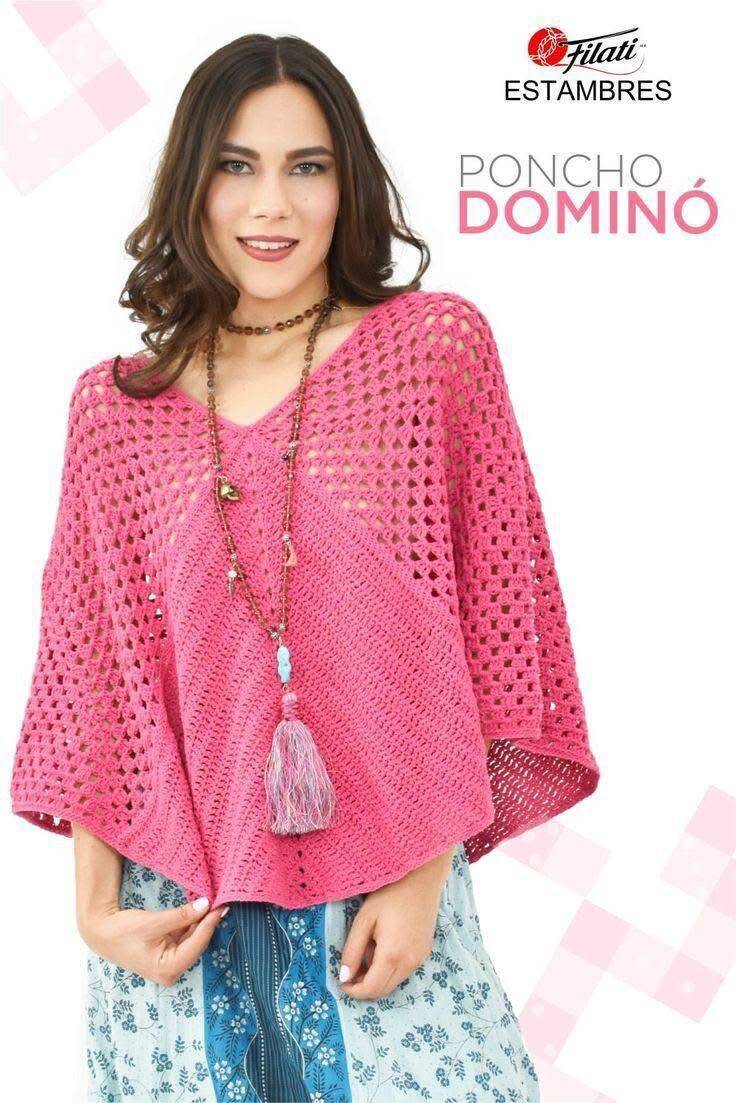 12 Ponchos de Crochê: Modelos, Gráficos e Receita Completa!