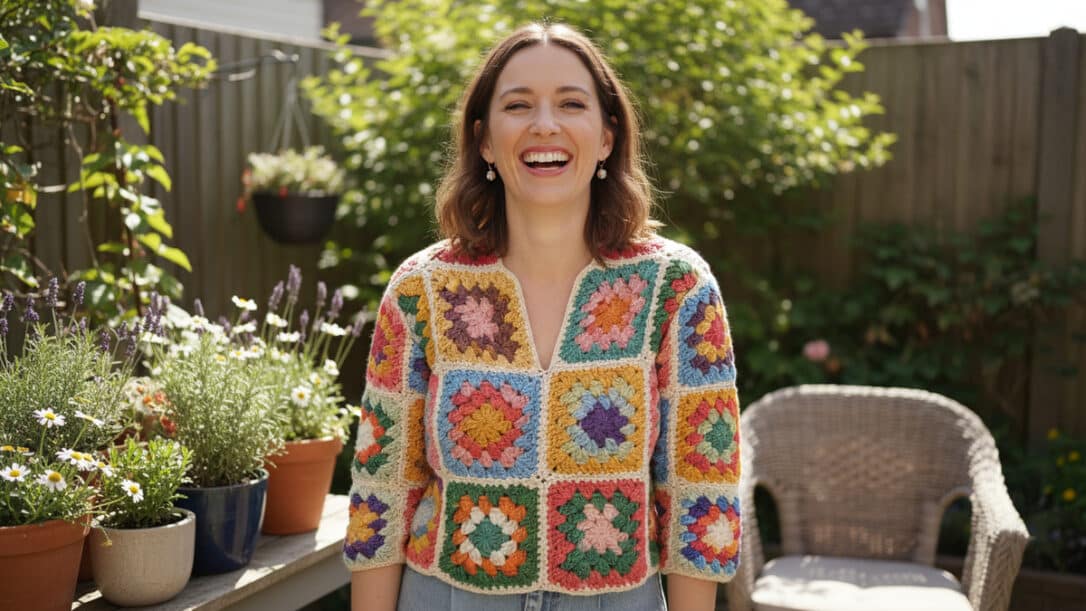 Blusas de crochê com granny squares: perfeitas para looks criativos e ...