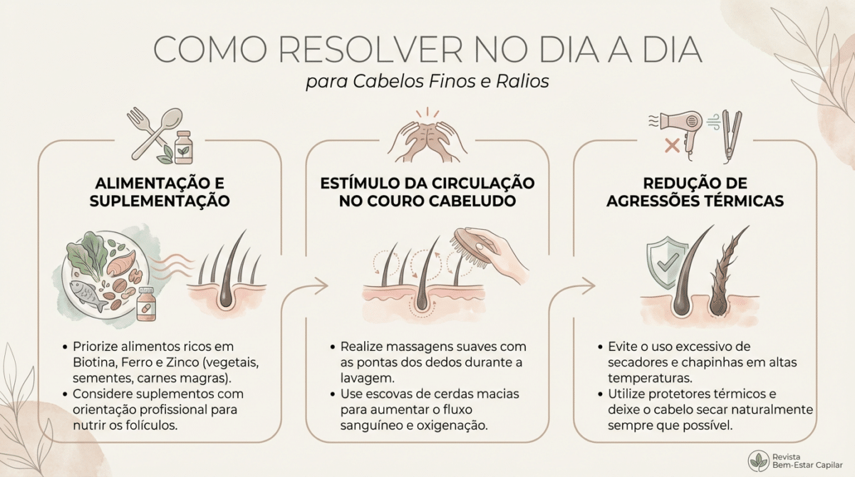 Por que seu cabelo está ficando ralo e como resolver isso